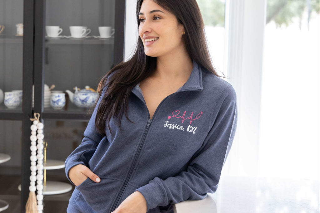 Personalized Nursing Jacket for RNs | Custom Nurse Gifts – EverlyGrayce